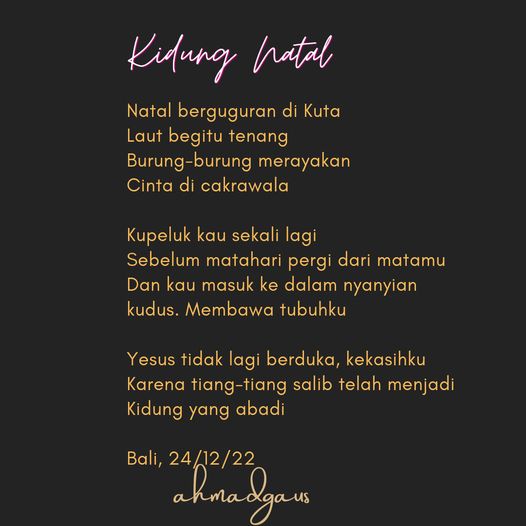 Kidung Natal – ahmadgaus